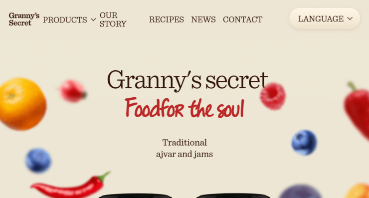 Food Product Website Design Inspiration: 14 Examples